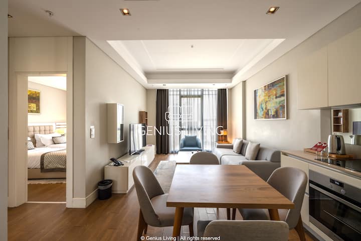 Elegance 1 Br Apartment | Daily Housekeeping | Gym - Başakşehir