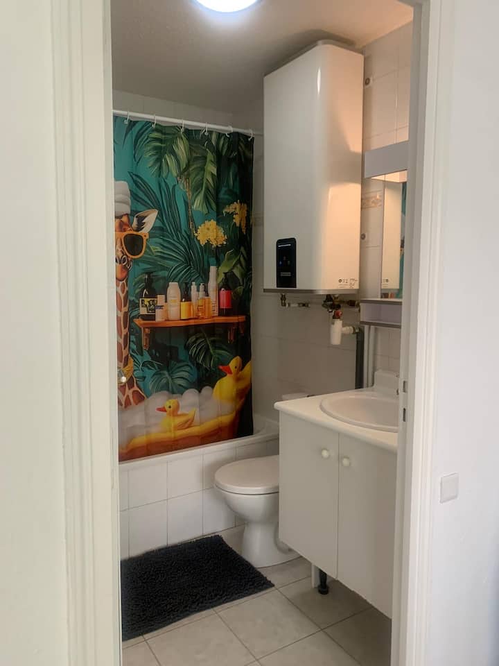 Studio Menton  
Gare Et Plage à Pied - Plage Hawaii - Menton