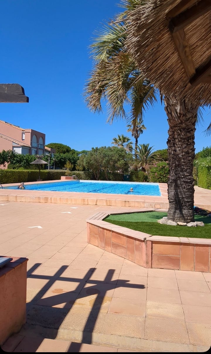 Les Soleillades T2-clim-parking-piscine-mer à 100m - Palavas-les-Flots