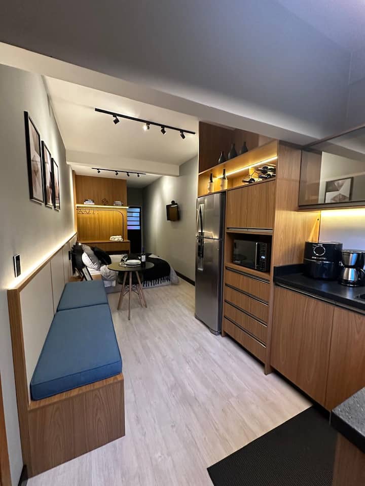 Stúdio Aconchegante | Com Garagem | Self Check-in - São José dos Pinhais