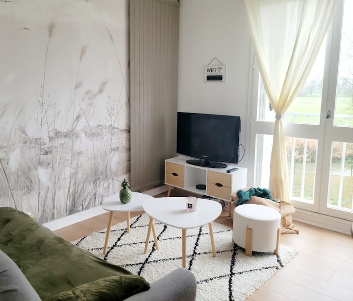 Parking Privé Sécurisé-vue Indre Natura2000-fibre - Indre