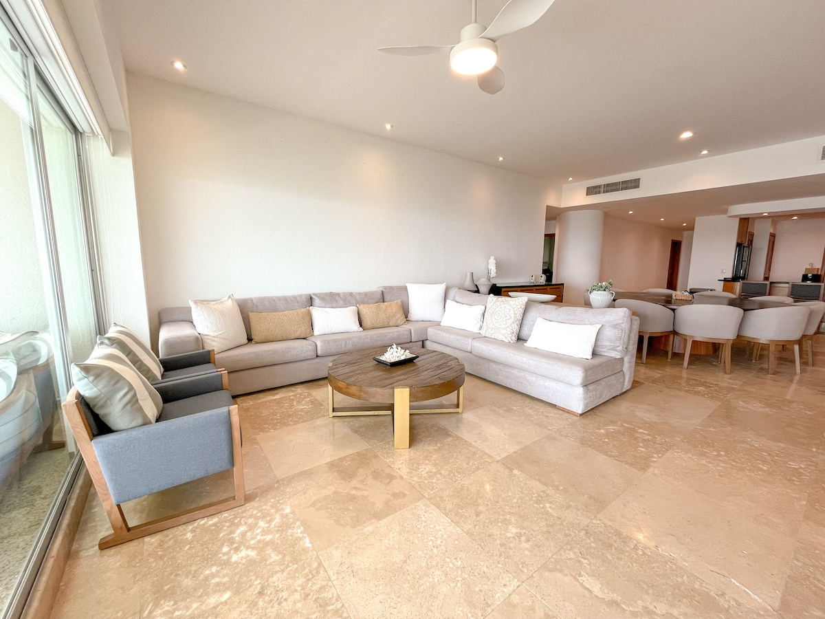 Depa de lujo frente al mar - Airbnb