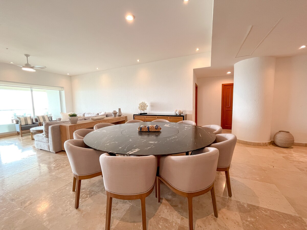 Depa de lujo frente al mar - Airbnb