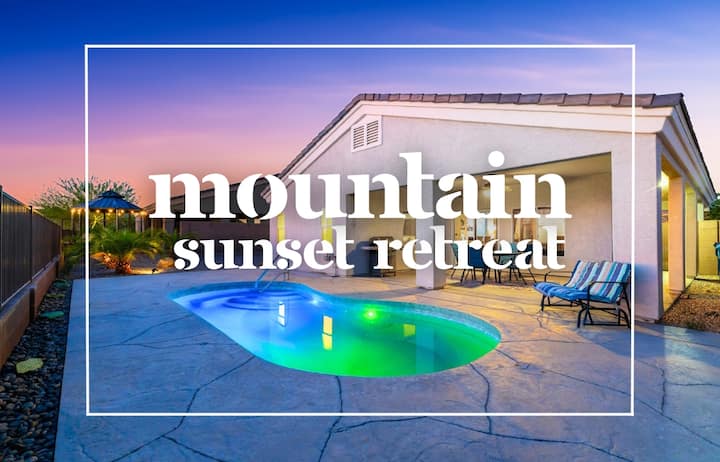Amazing Sunset Views | Pool | 3bd | Bbq | Sleeps 7 - Bullhead City, AZ