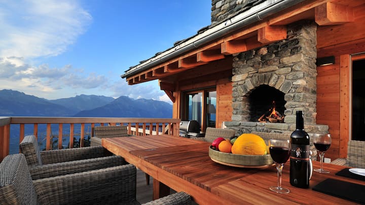 Luxury Chalet Sonas In Veysonnaz - Veysonnaz