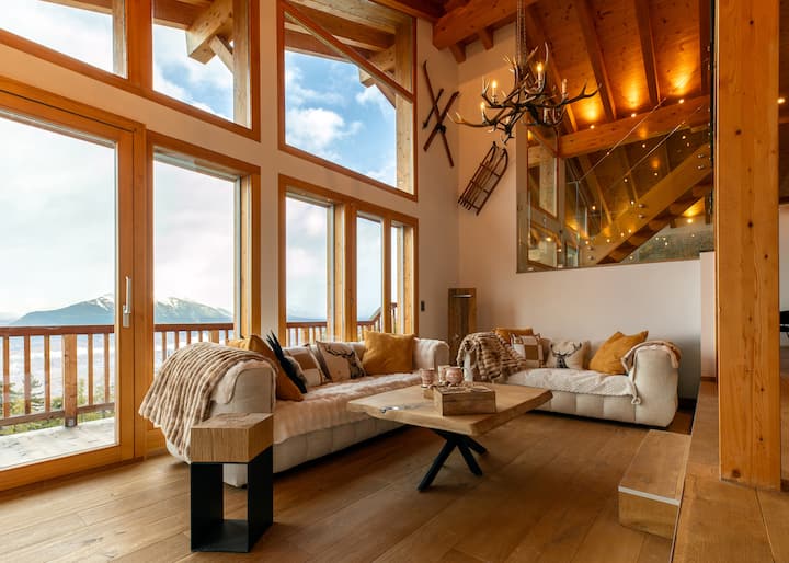 Luxury Chalet Sonas In Veysonnaz - ヴェルビエ