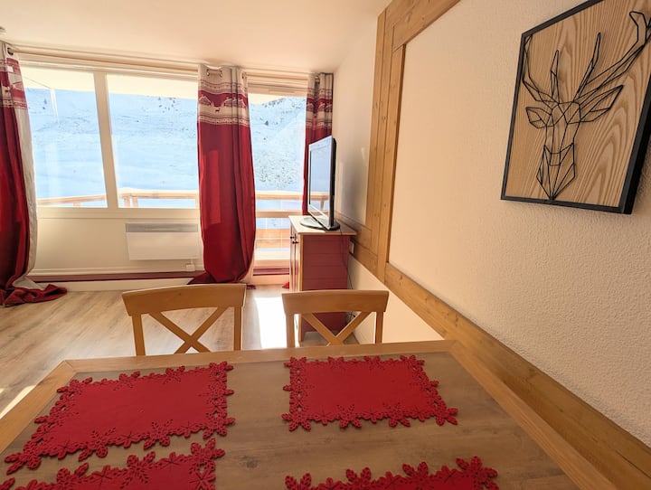 La Mongie Res. Montana Studio Parking Intérieur - La Mongie