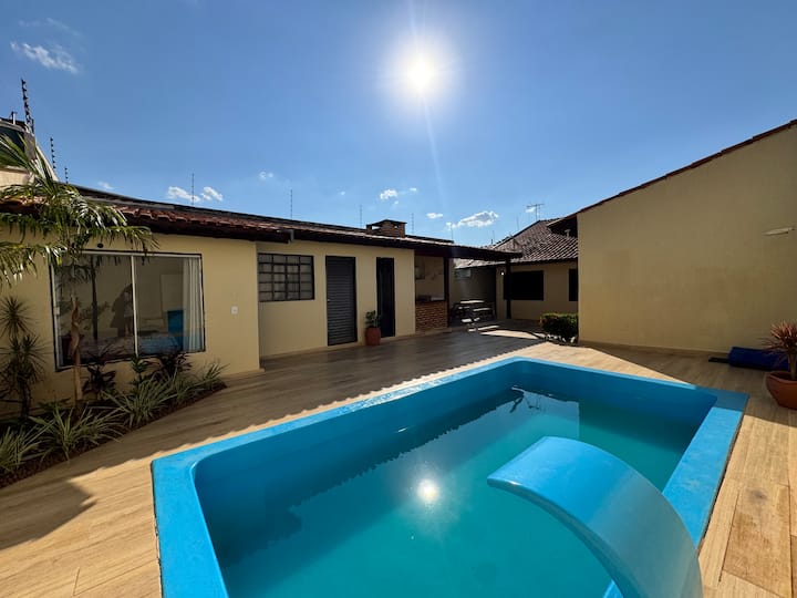 Piscina E 4 Quartos Há 3 Min Da Praça Principal - Bonito