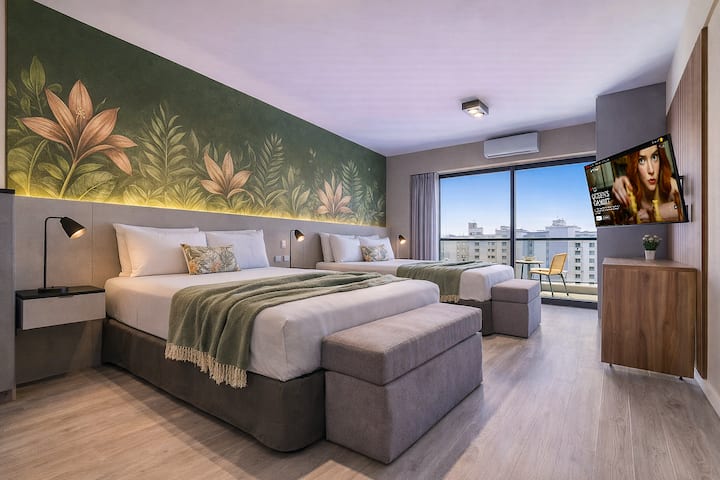 Deluxe Family Apt In Downtown Ba | Gym & Co-work - Buenos Aires