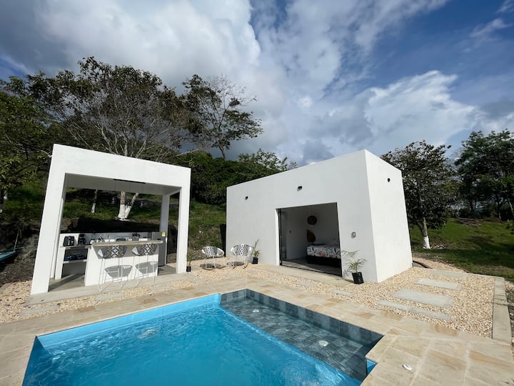 Cabaña Privada Con Piscina Y Vista En Nimaima - Chía