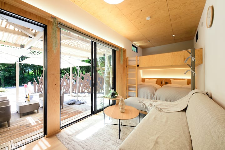 Lake Ashi Glamping: Up To 5 Guests, Bbq & Meals! - 裾野市