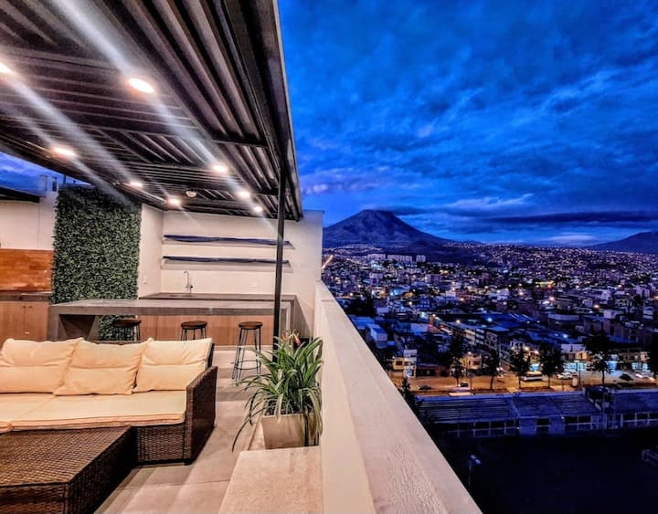 Arequipadeluxe, Vista & Confort Moderno Y Céntrico - Arequipa