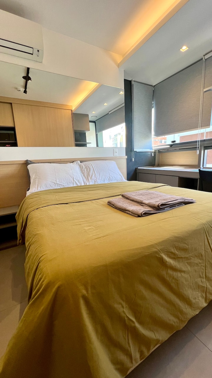 Studio Oscar Freire 711| A/c+wifi+estacionamento - Pinheiros