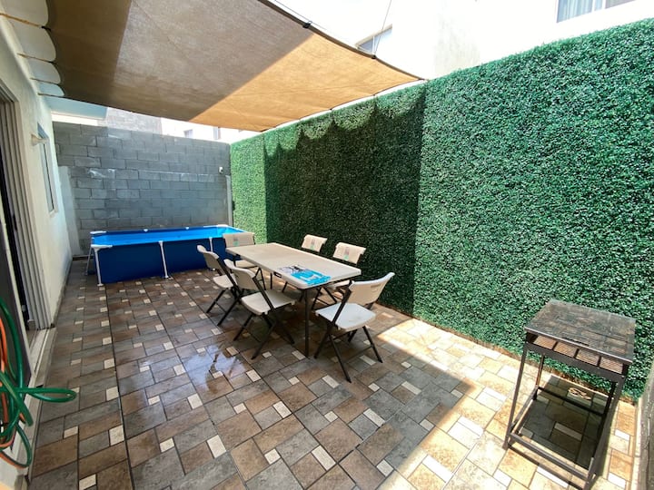 Casa Familiar Grande Alberca Hasta 14 Personas 4 R - Monterrey