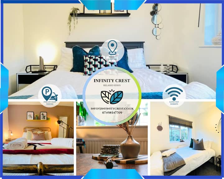 Blucrest3br－contractor|parking|6guests|longstays - Nottingham