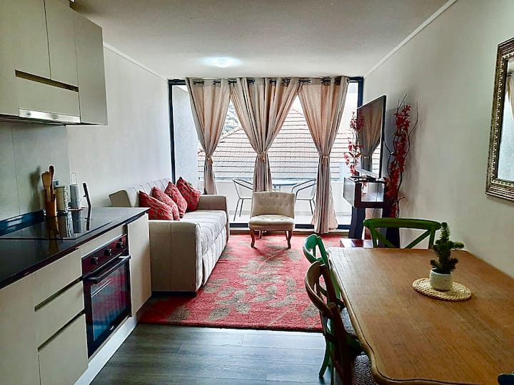 Departamento Nuevo Para 6: Ubicación De Lujo - Santiago