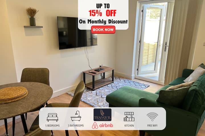 Upto15%off|monthlysavings|business|garden|sleeps8 - 옥스퍼드