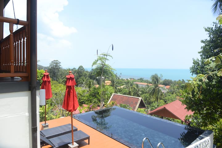 Villa Vue Mer - 250m De La Plage - Koh Phangan