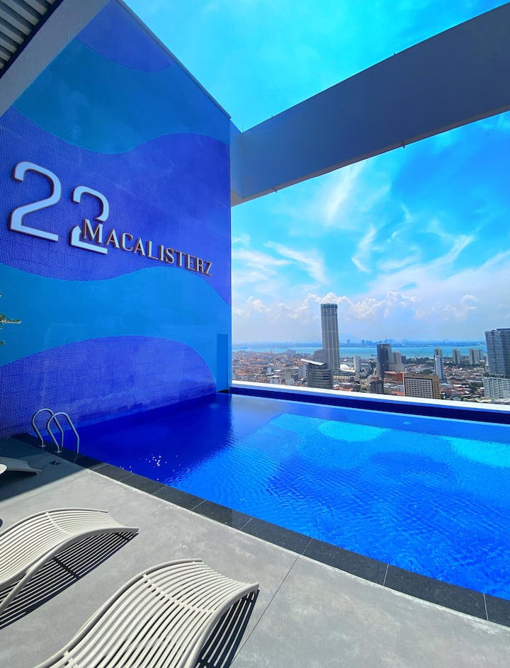 Infinity Pool Haven | Stylishstay In Georgetown4px - Penang