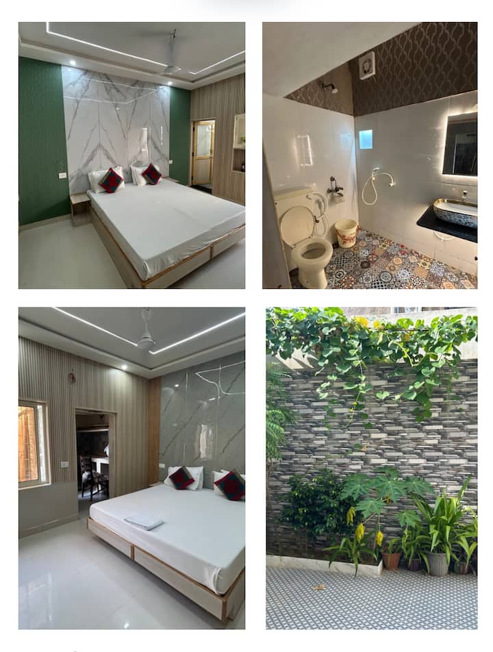 Private 2bhk With Patio-2 Km Tajmahal - Agra