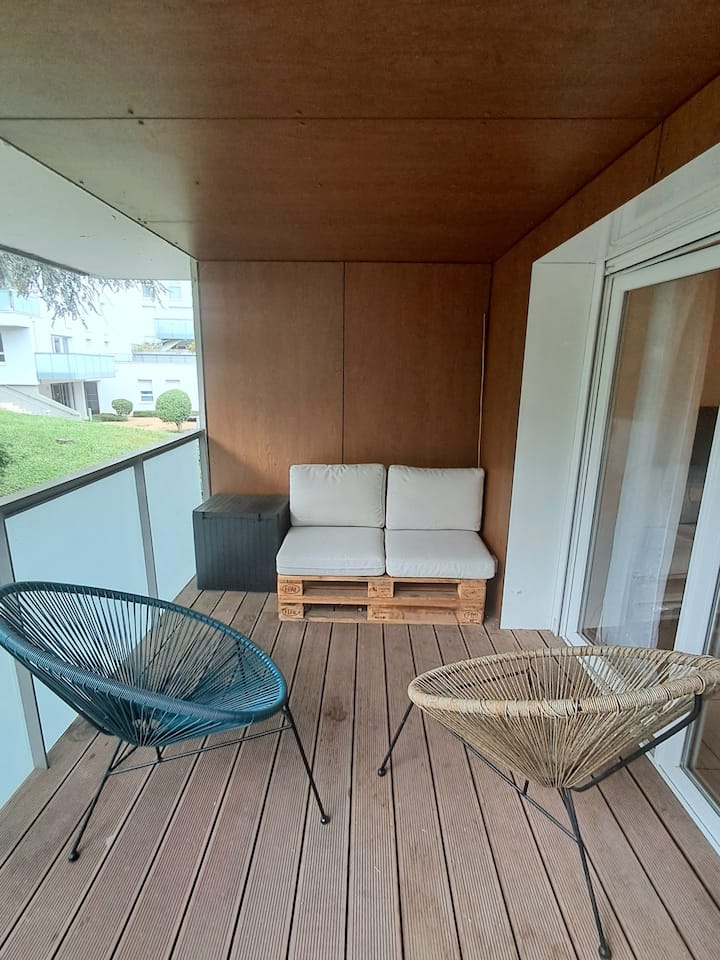 Appartement Lyon Rooftop + Balcon + Garage - Pierre-Bénite