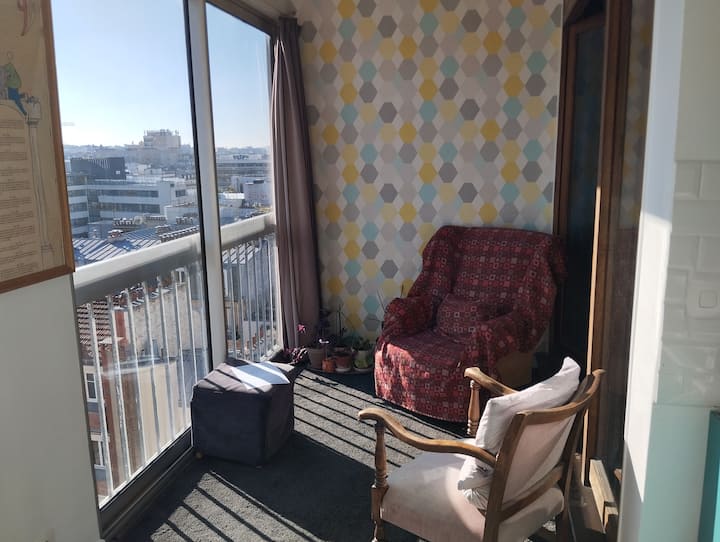 Chambre Avec Cuisine Paris 19 Metro 5 Ourcq - Paris