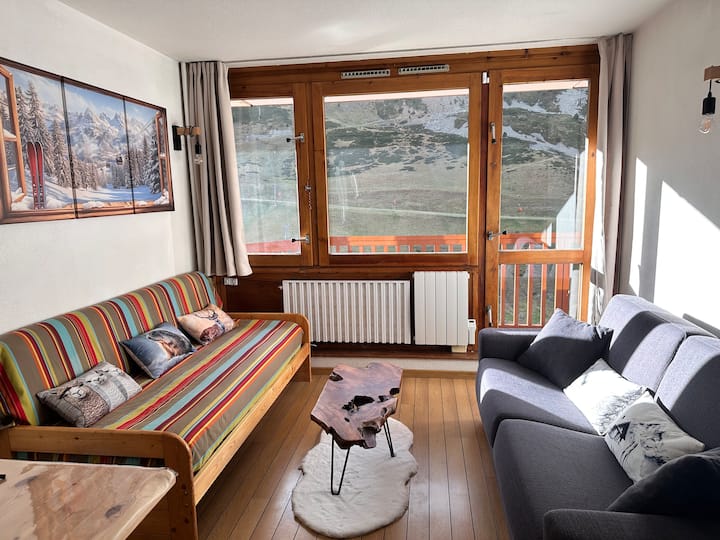 T2 38 M2, 6 Personnes Au Pied Des Pistes + Parking - Payolle