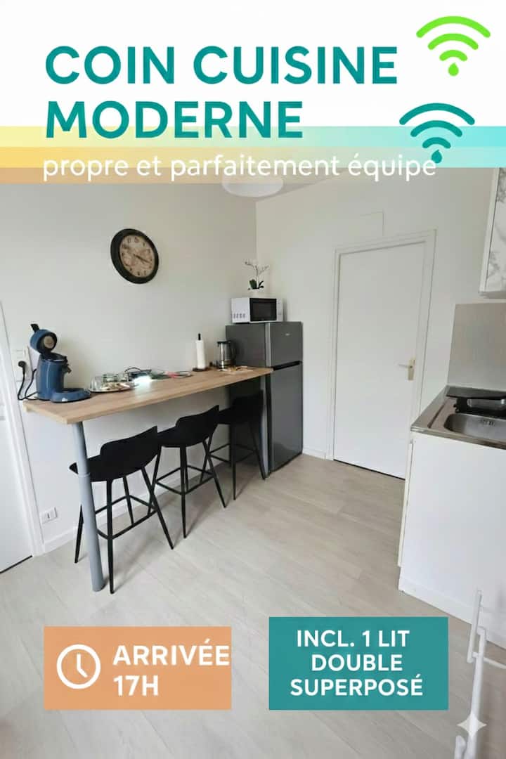Agréable Appartement Rdc - Maubeuge