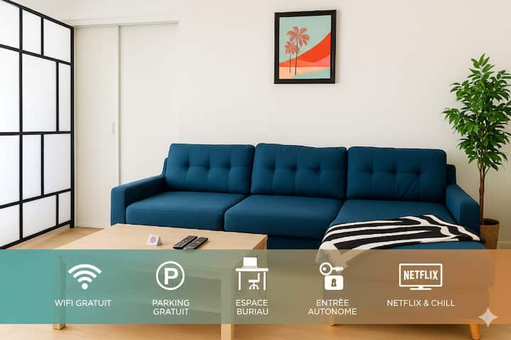 15 Min De Paris-centre Ville-parking Privé - Argenteuil