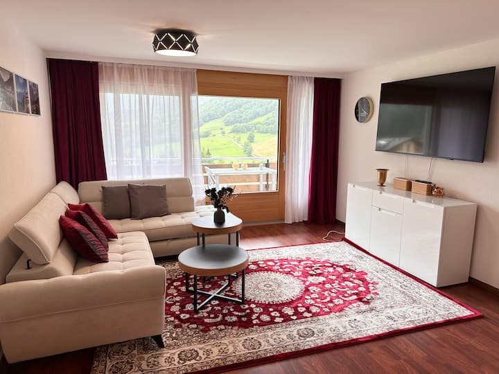 Charmant Logement 2.5 Pièces Balcon Vue Dégagée - Adelboden