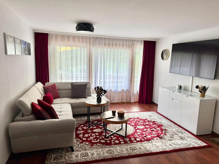 Domino Appartement Magique 2.5 Pièces, Balcon Sud - Leukerbad