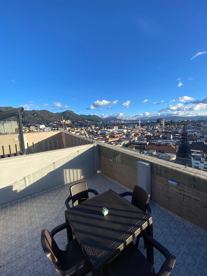 Loft Moderno Con Terraza Privada - Bogotá