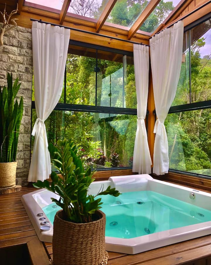 Cabana Jardim Dos Pássaros  Hidro Lareira Stoamaro - Brasil