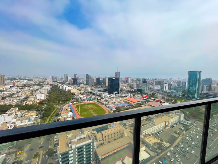 Estreno 2br Cerca A San Borja Con Vista Panorámica - Lima