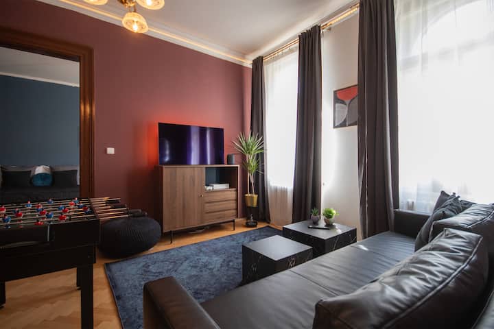 Retro Apartment: Xbox, Cinema & Foosball In Prague - Prague