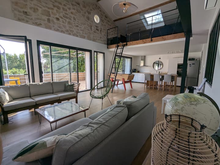 Loft 200 M2 Piscine Jardin Clim - Montpellier