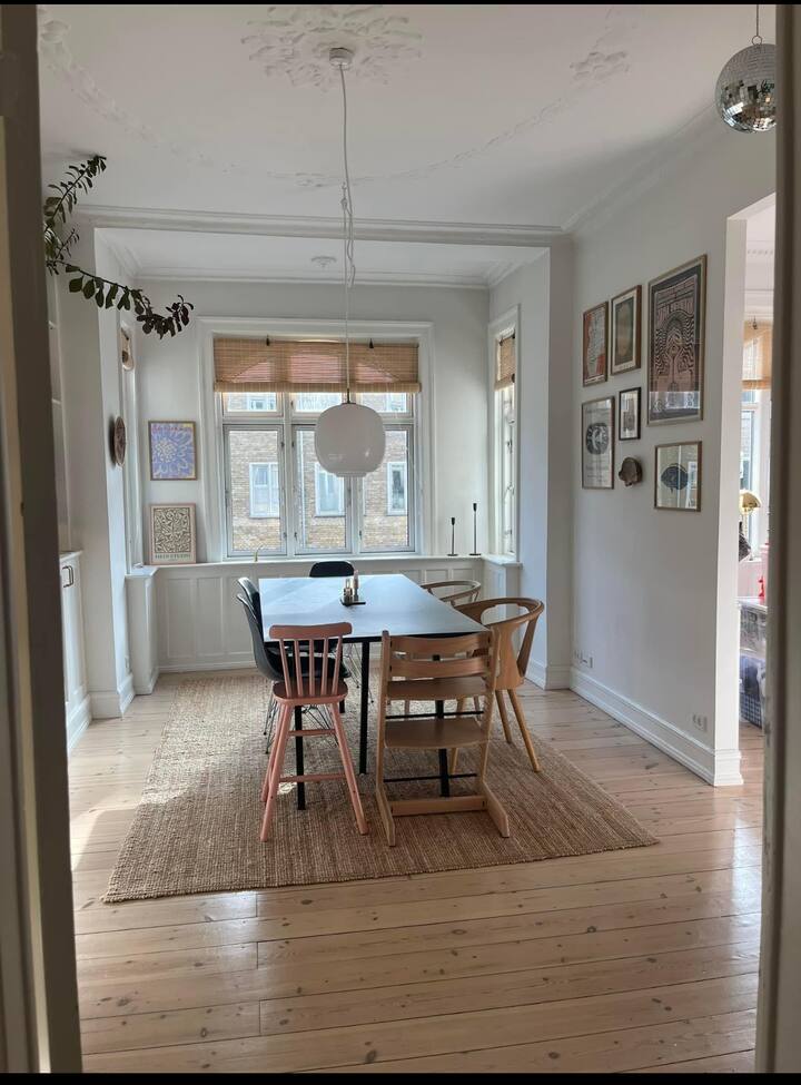 Charming ØSterbro Quiet/central 87m2 - Copenhague