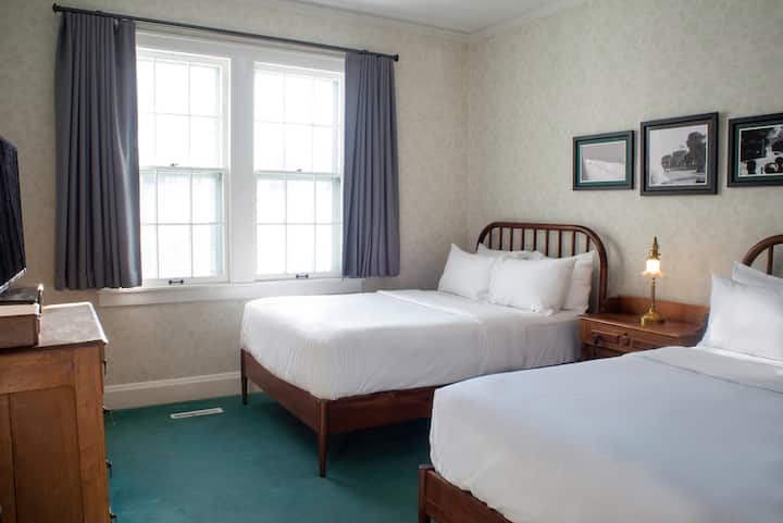 Historic Hotel Two Double Beds - Elkhart Lake, WI