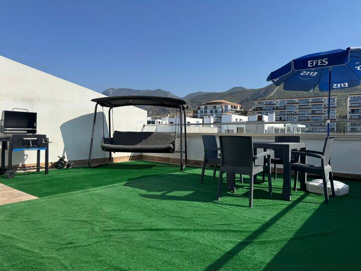 2+1 Penthouse In City, Sea View - Kyrenia