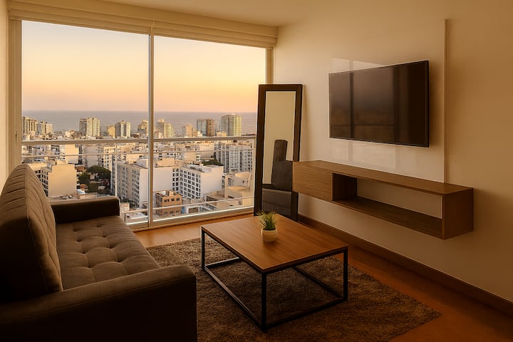 Miraflores Seaview Penthouse• 3br •Private Balcony - Lima