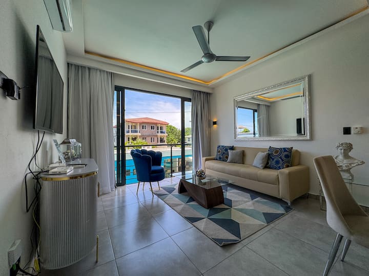 Modern 1-br With Pool & Parking - Sosúa