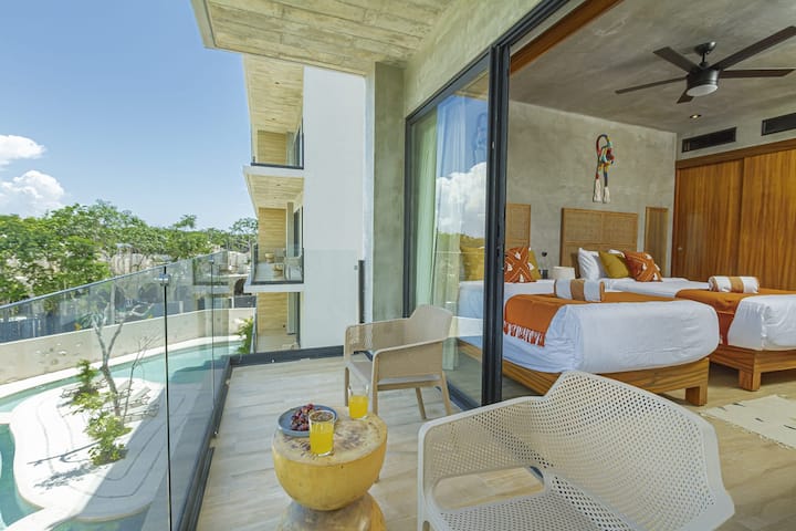 Quiet 2 Br Unit With View +Bikes - Paradise Beach