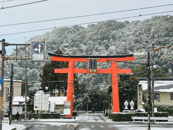 【Mulanstay松尾大社】/電車主题儿童房/免费停车场/三层楼别墅/阪急松尾大社站2分 - Kyoto