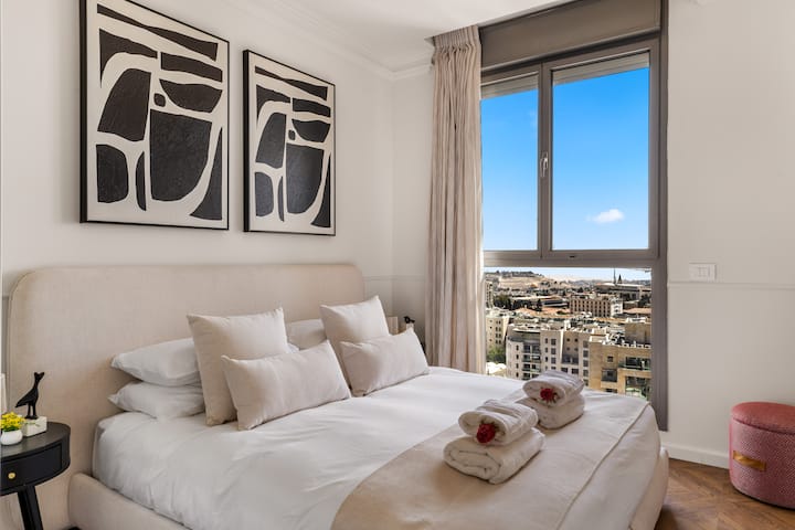 Angelic 1br Savyon Temple Mt-view Balconyapt - Jerusalem