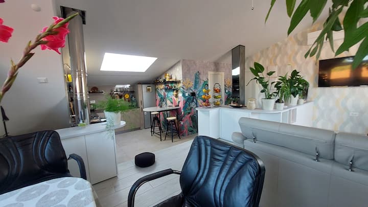 Pleasant Bright Home In The Old Town, With A View - Lubiana