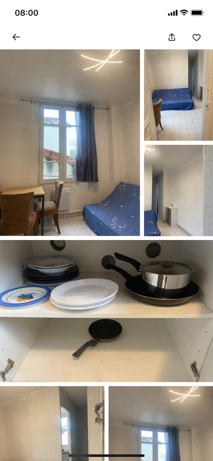 Logement Métro 14 Face Bus 186 - Cachan