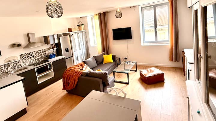 Bel Appartement 2 Chambres Hyper Centre Tikaz - Béziers