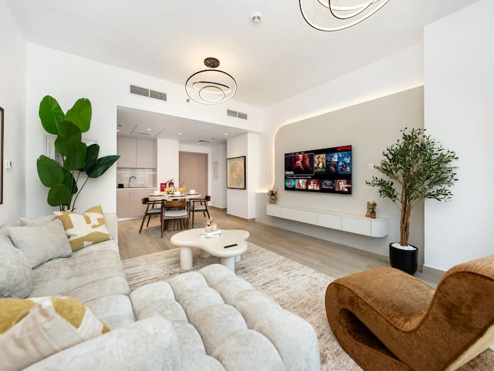 New Modern 1br | 1 Min To Seaworld & Ferrari World - Abu Dhabi