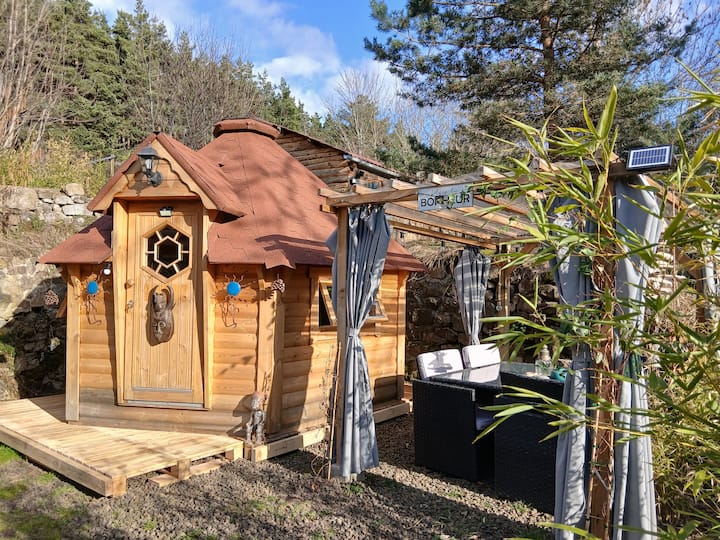 Kota En Pleine Forêt Bain Norvégien Sauna - Les Estables