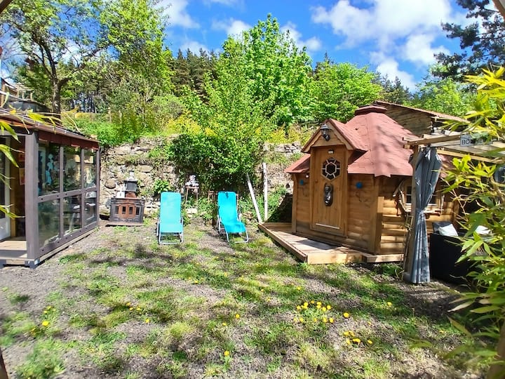 Kota En Pleine Forêt Bain Norvégien Sauna - Le Puy-en-Velay